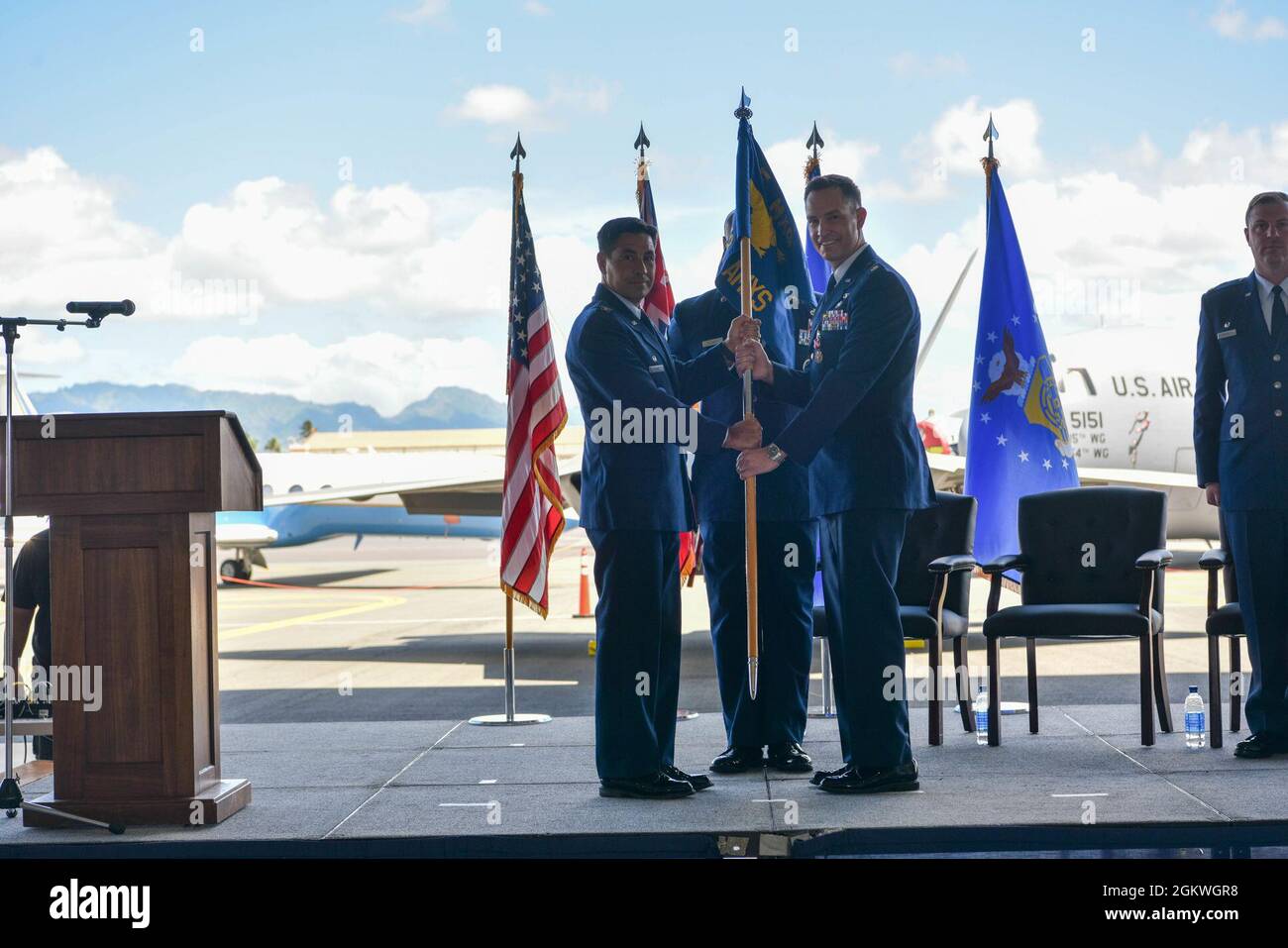 Maj. Ryan White, assumes command of the 15th Aircraft Maintenance ...
