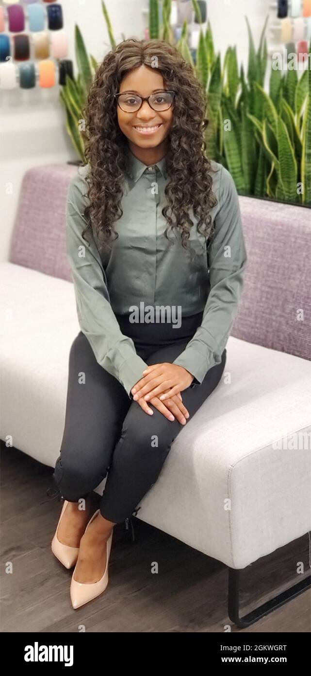 Spc. Ja'shabrel Miller, a graduate student at Trevecca University ...