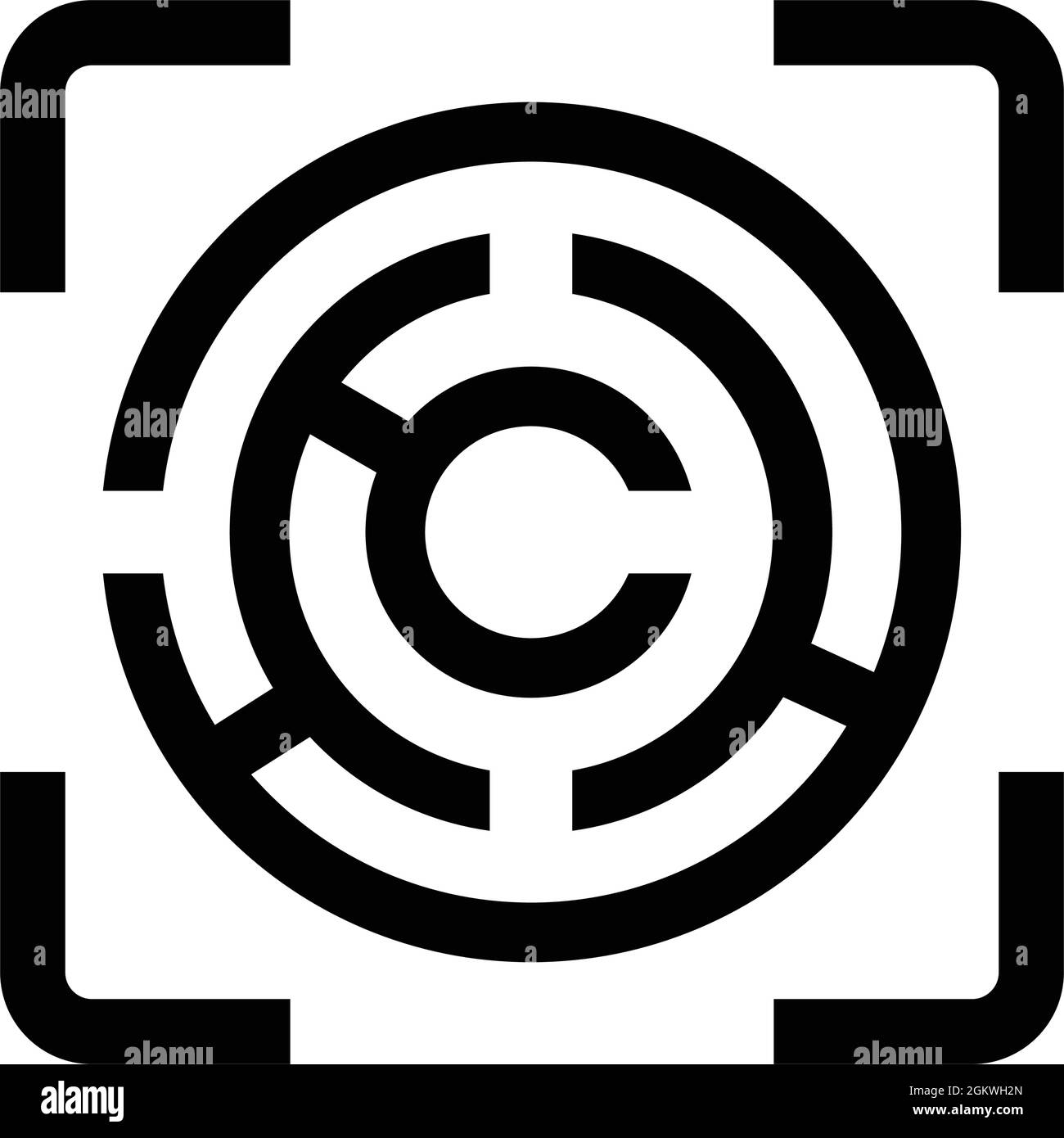Strategy, Maze Icon - Simple editable vector EPS file Stock Vector Image & Art - Alamy