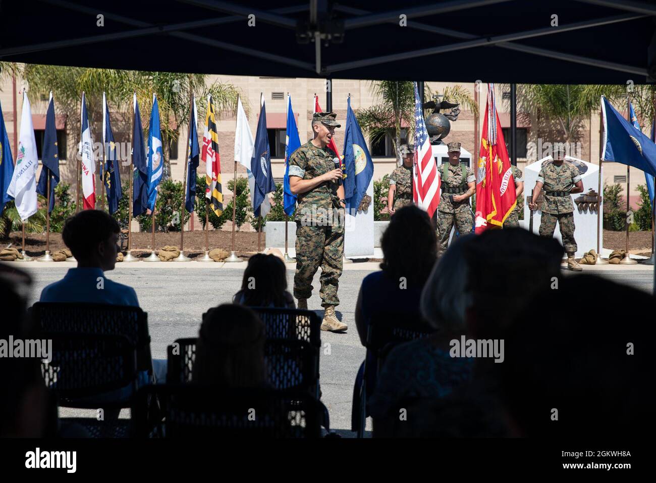 U.S. Marine Corps Lt. Col. Christopher Winn, the incoming commanding ...