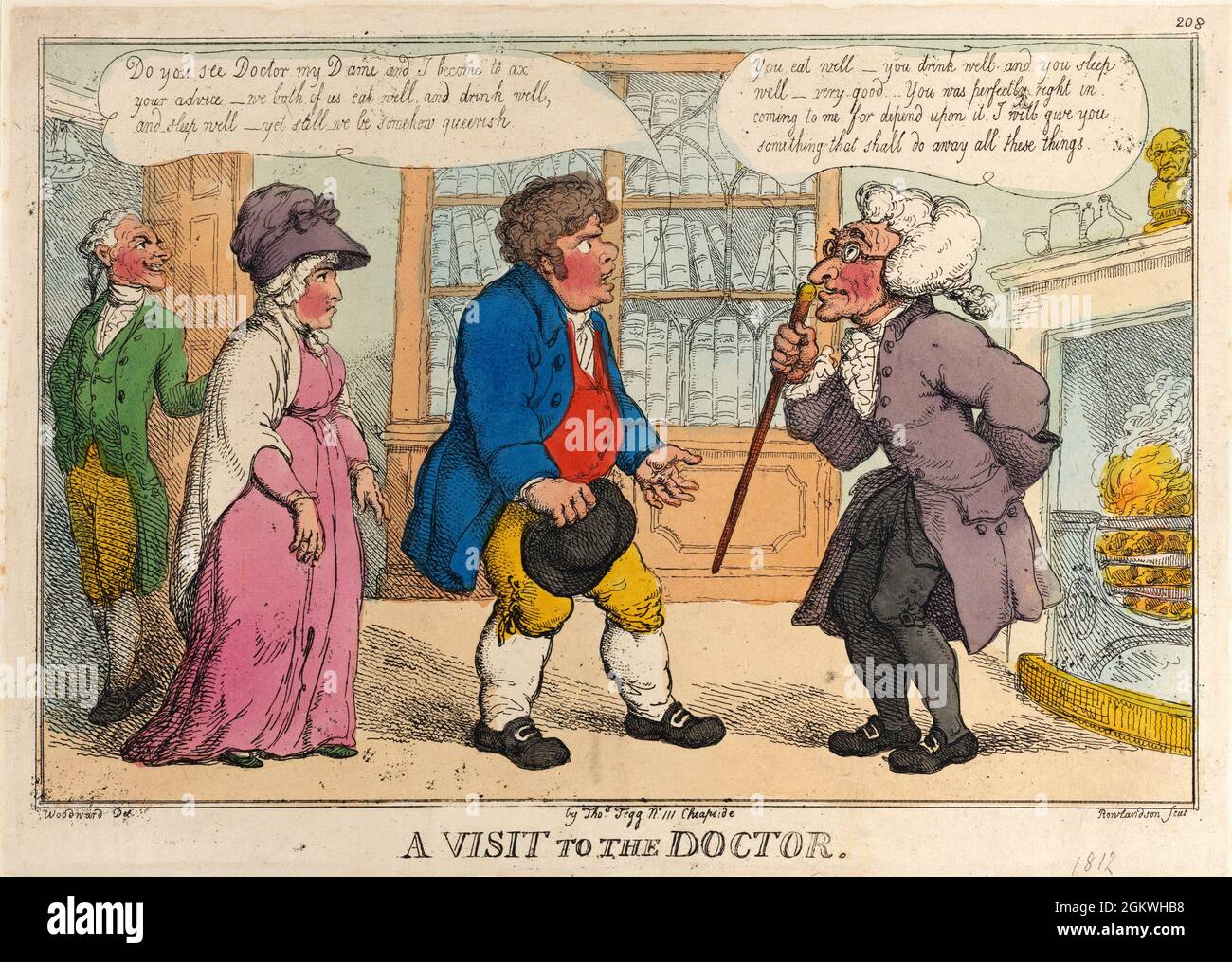 Doctor visit 1800s hi-res stock photography and images - Alamy