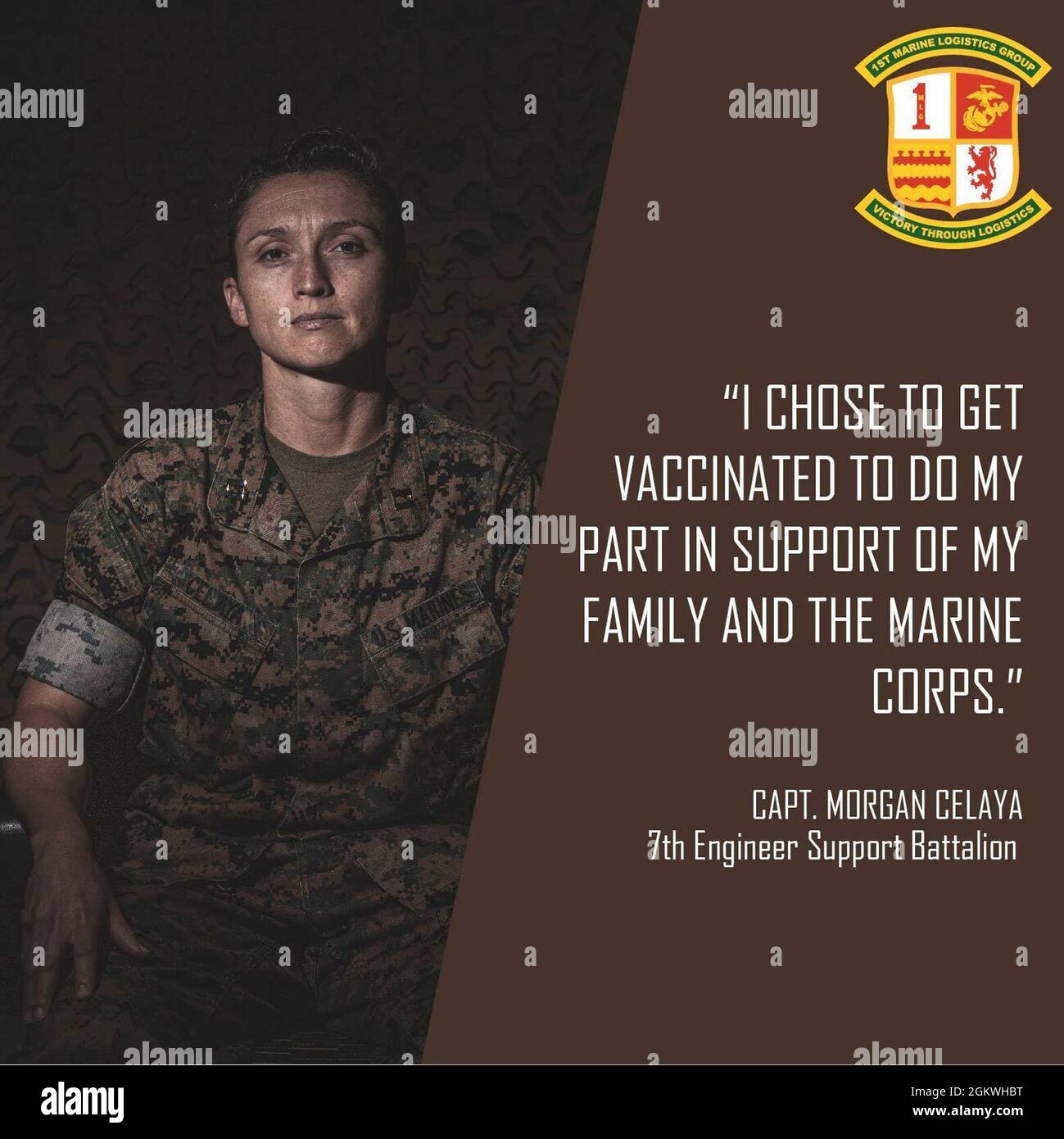 U.S. Marine Capt. Morgan Celaya, 7th Engineer Support Battalion, 1st ...