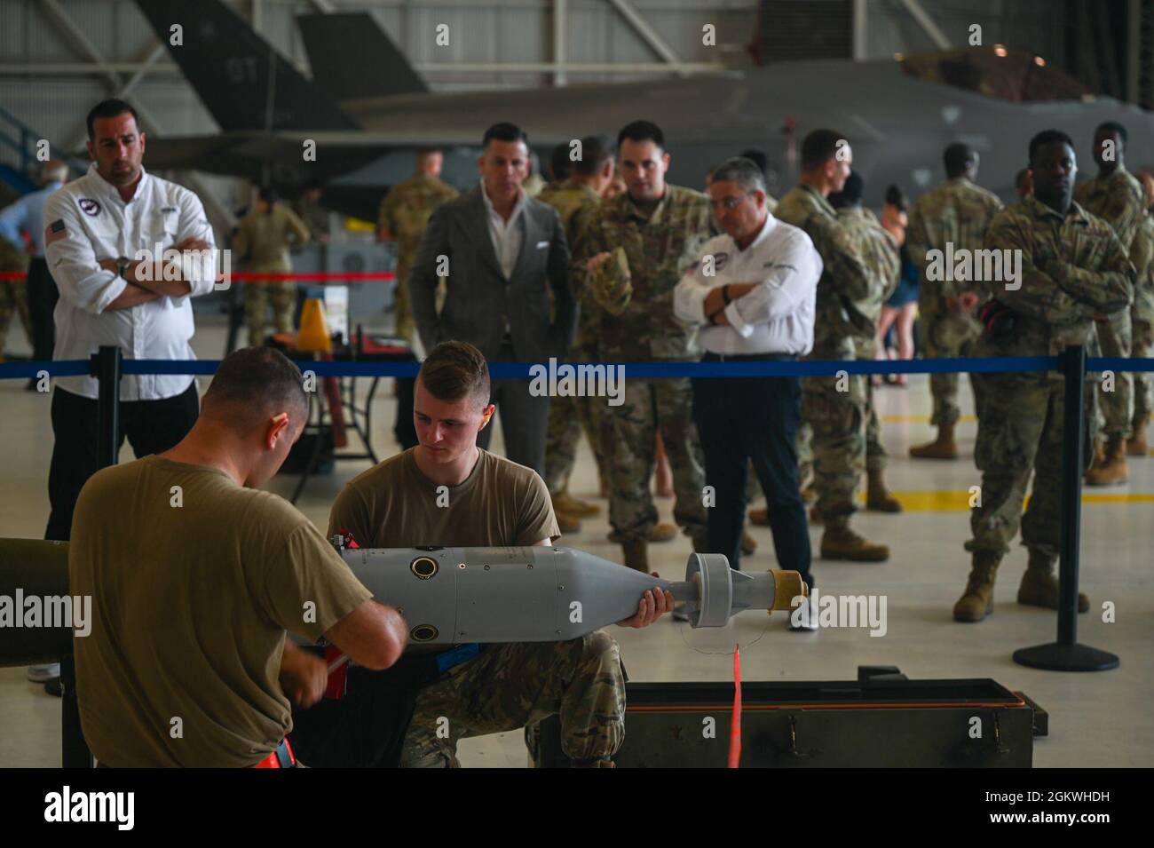 U.S. Air Force Senior Airman Logan Geiser, 33rd Aircraft Maintenance ...