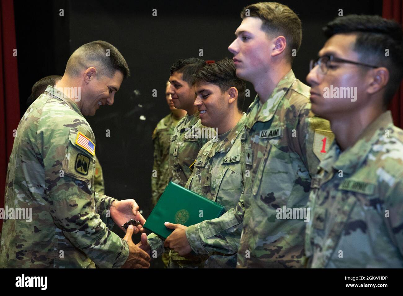 U.S. Army Lt. Col. Russel Vanderlugt (left), commander of the 601st ...