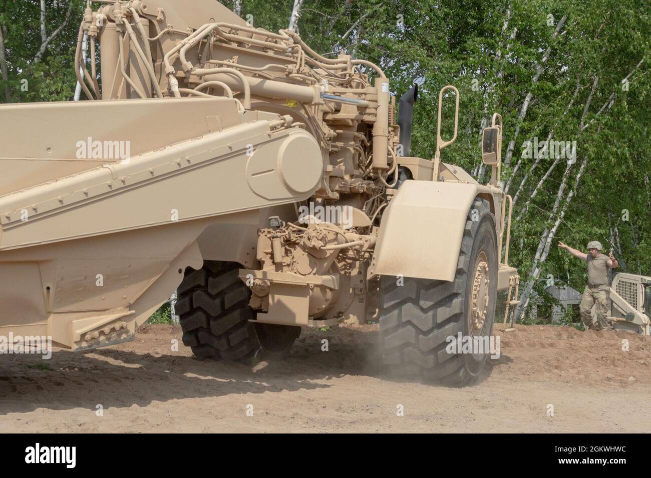 Soldiers of the 851st EVCC, 682nd Engineer Battalion, conducted ...