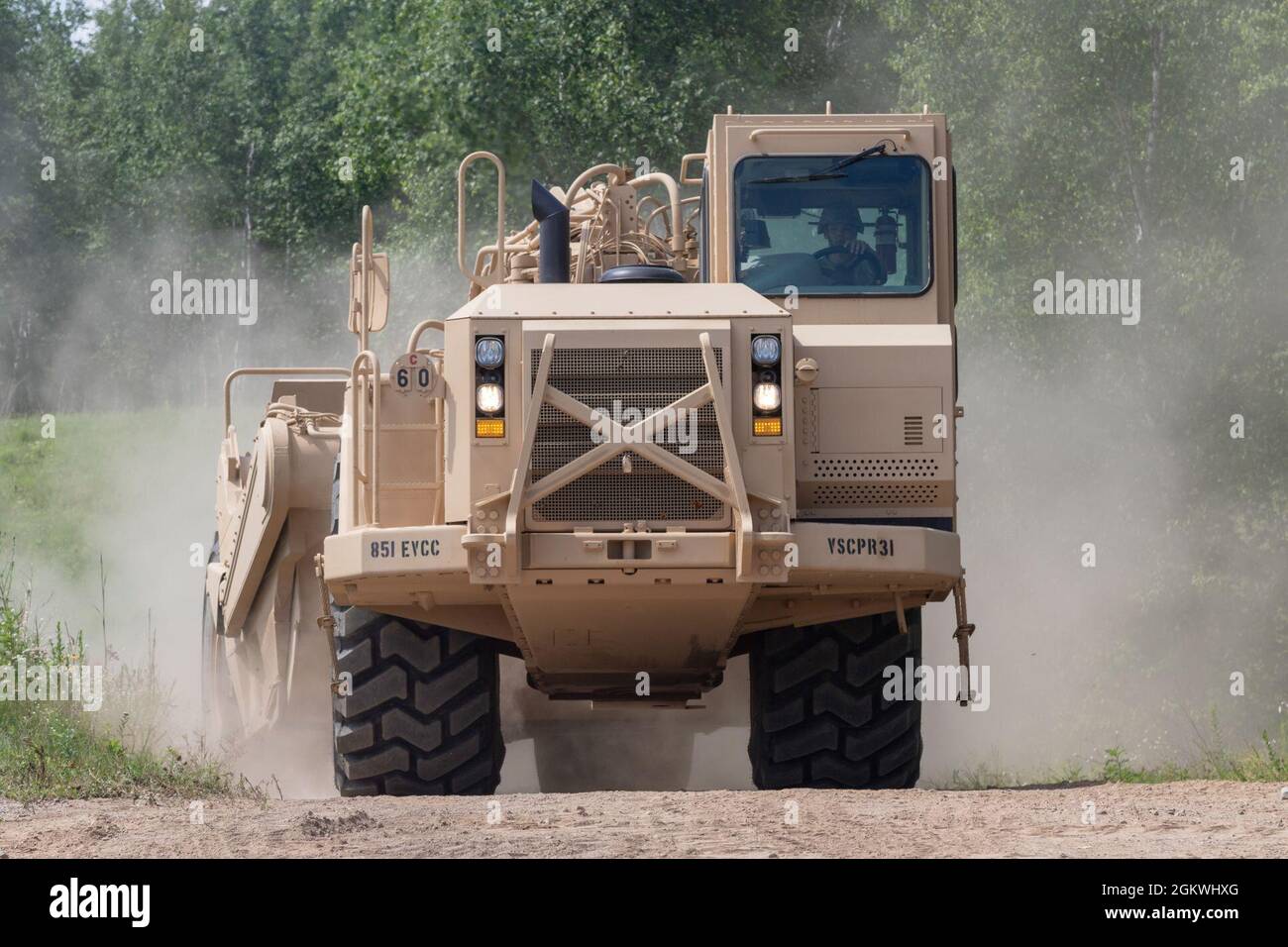 Soldiers of the 851st EVCC, 682nd Engineer Battalion, conducted ...