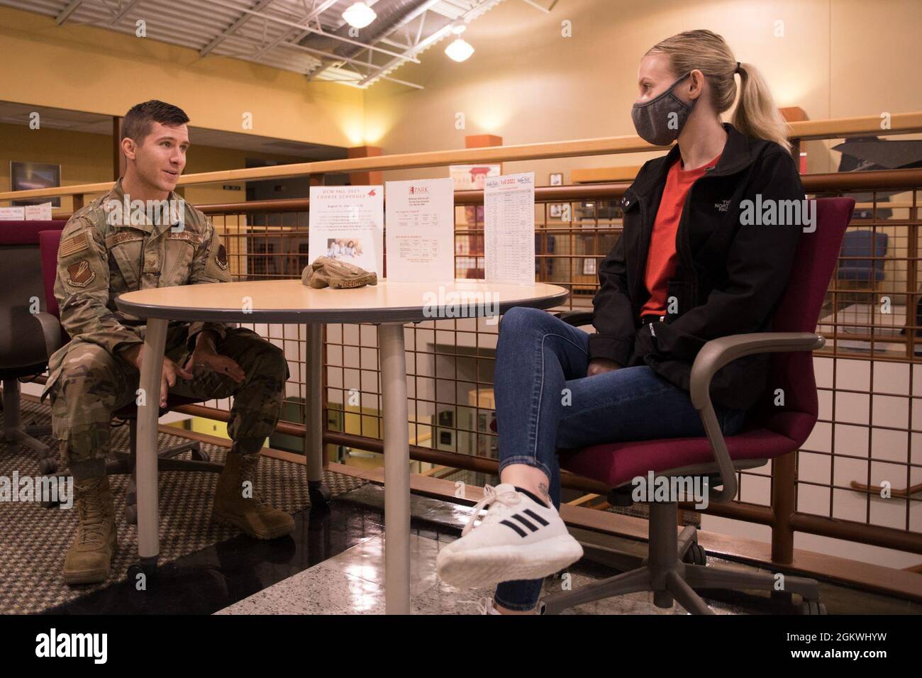 Missouri Air National Guard Staff Sgt. Tyler George, a logistics ...