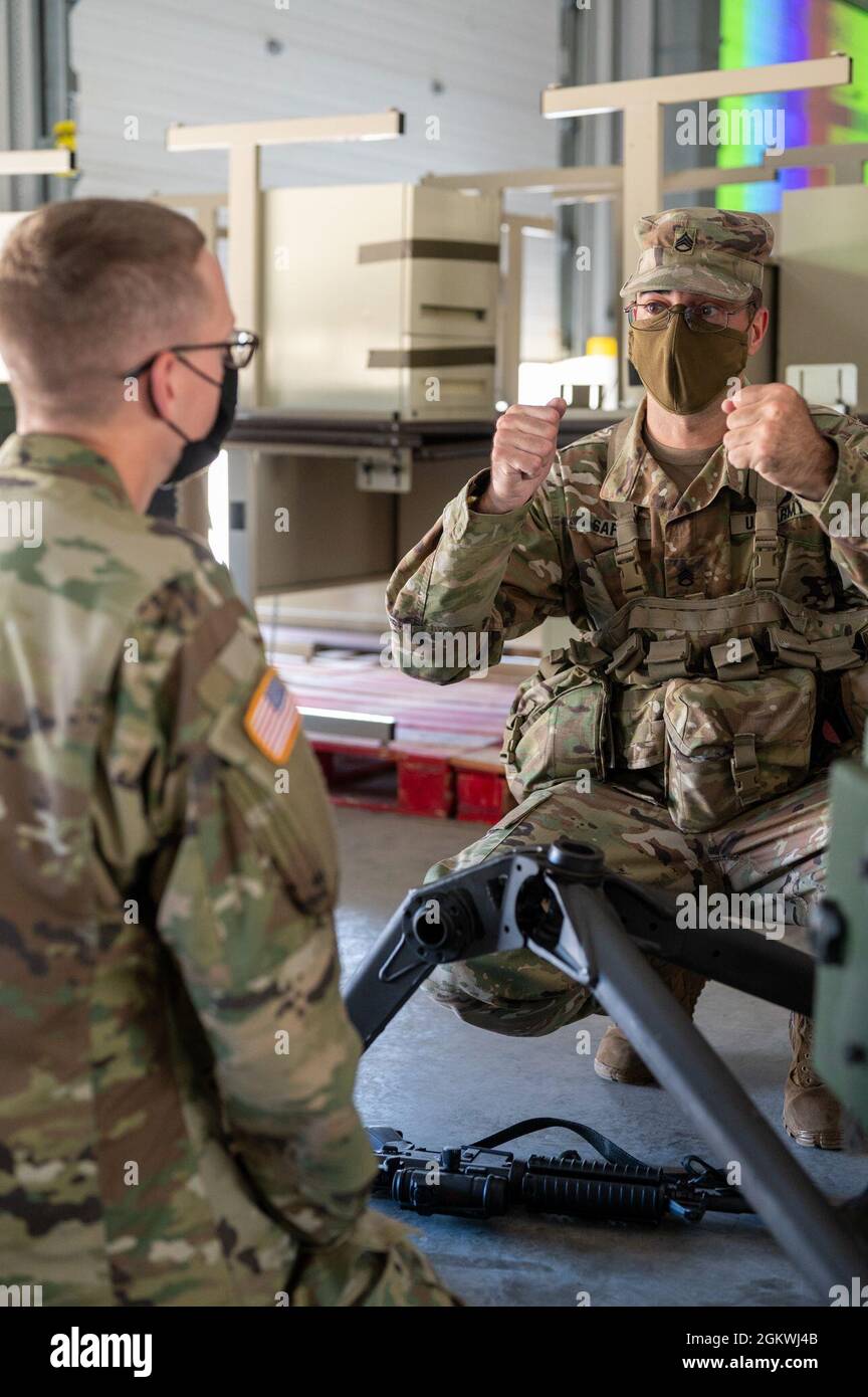 Staff Sgt. Ephraim Saffir, an observer coach/trainer for 3rd Brigade ...