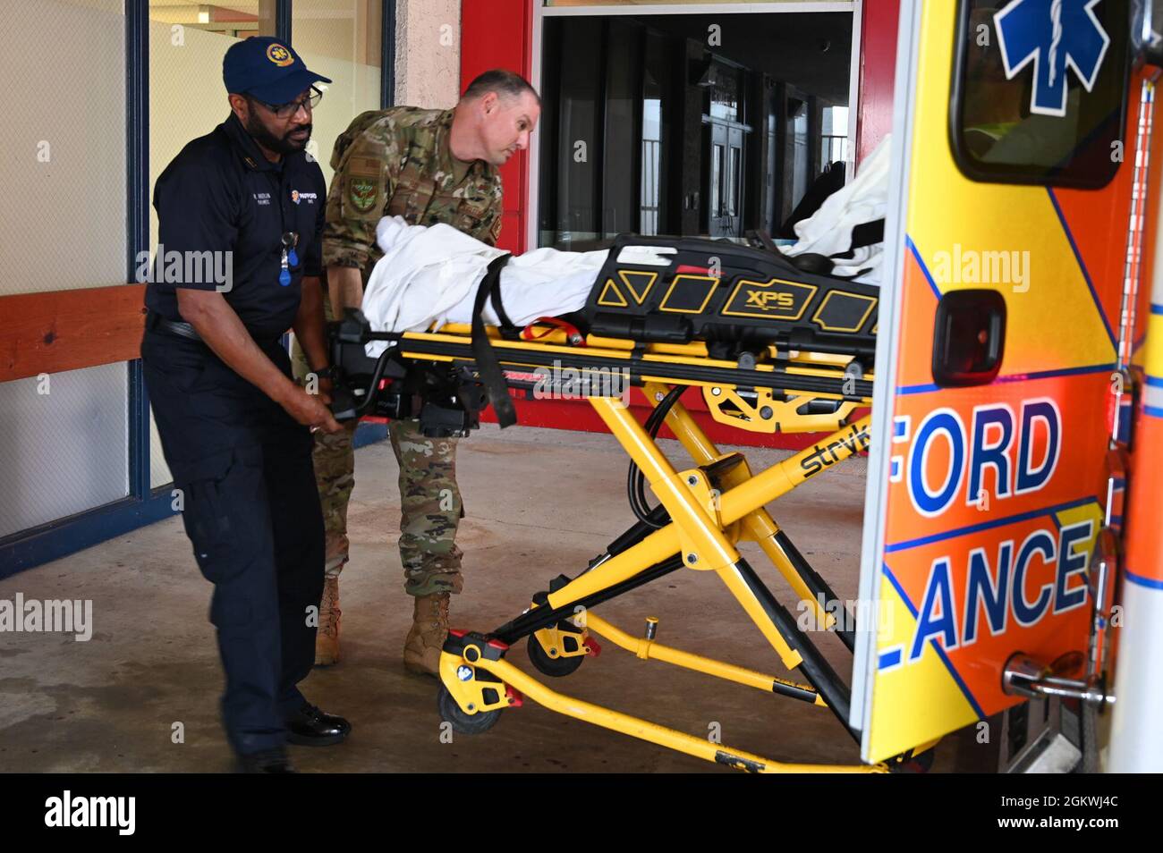U.S. Air Force Lt. Col. Stephen Rath, SGP and Deputy Commander of the ...