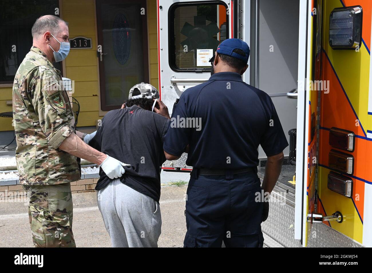 U.S. Air Force Lt. Col. Stephen Rath, SGP of the 150th Medical Group ...