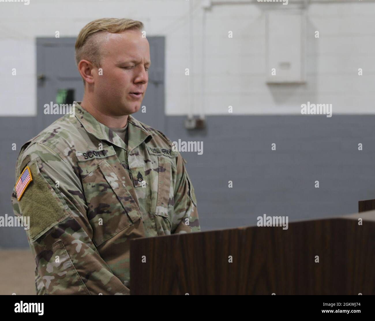 U.S. Army Staff Sgt. David Scott, 328th military Police Company, 119th ...