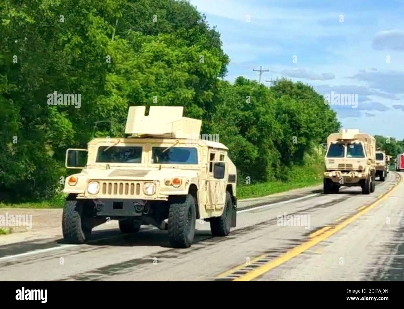 Training operations are shown July 10, 2021, at Fort McCoy, Wis ...