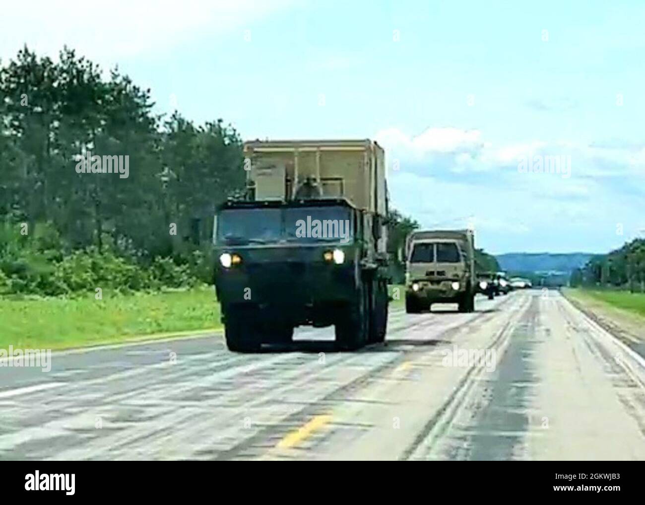 Training operations are shown July 10, 2021, at Fort McCoy, Wis ...
