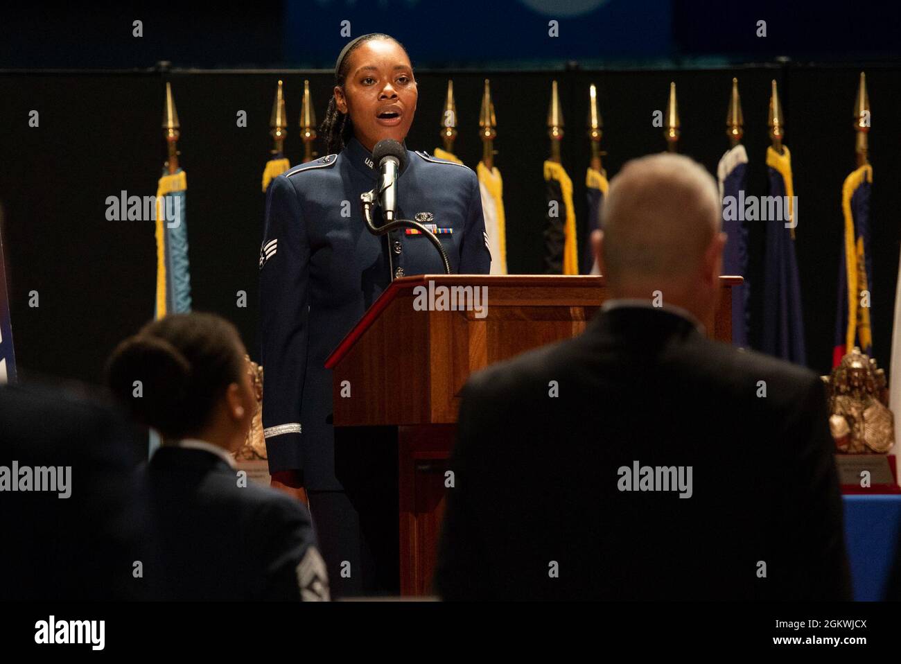 U.S. Air Force Senior Airman Melan Smartt, Air Force Band of Flight ...