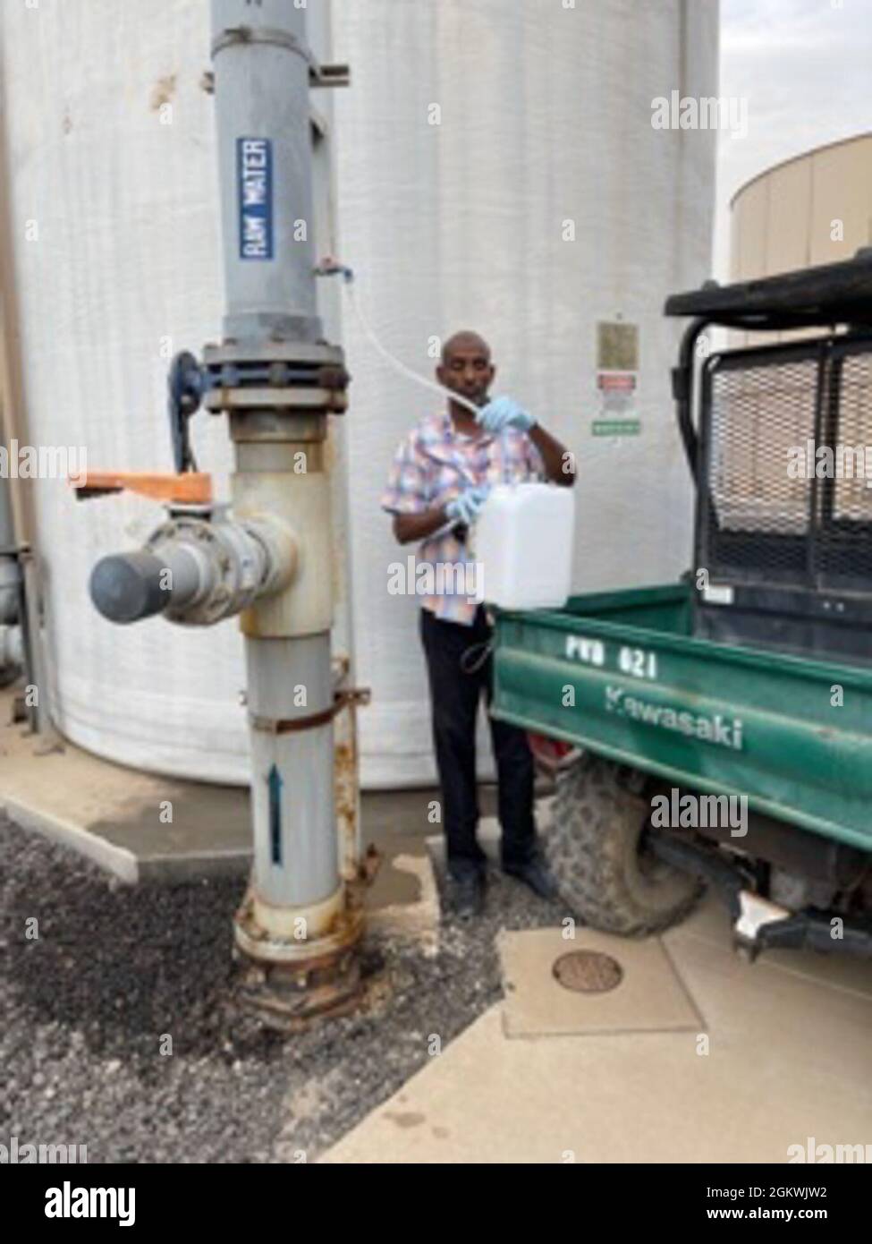 Isman Hadi, NAVFAC EURAFCENT Environmental Technician for Camp ...