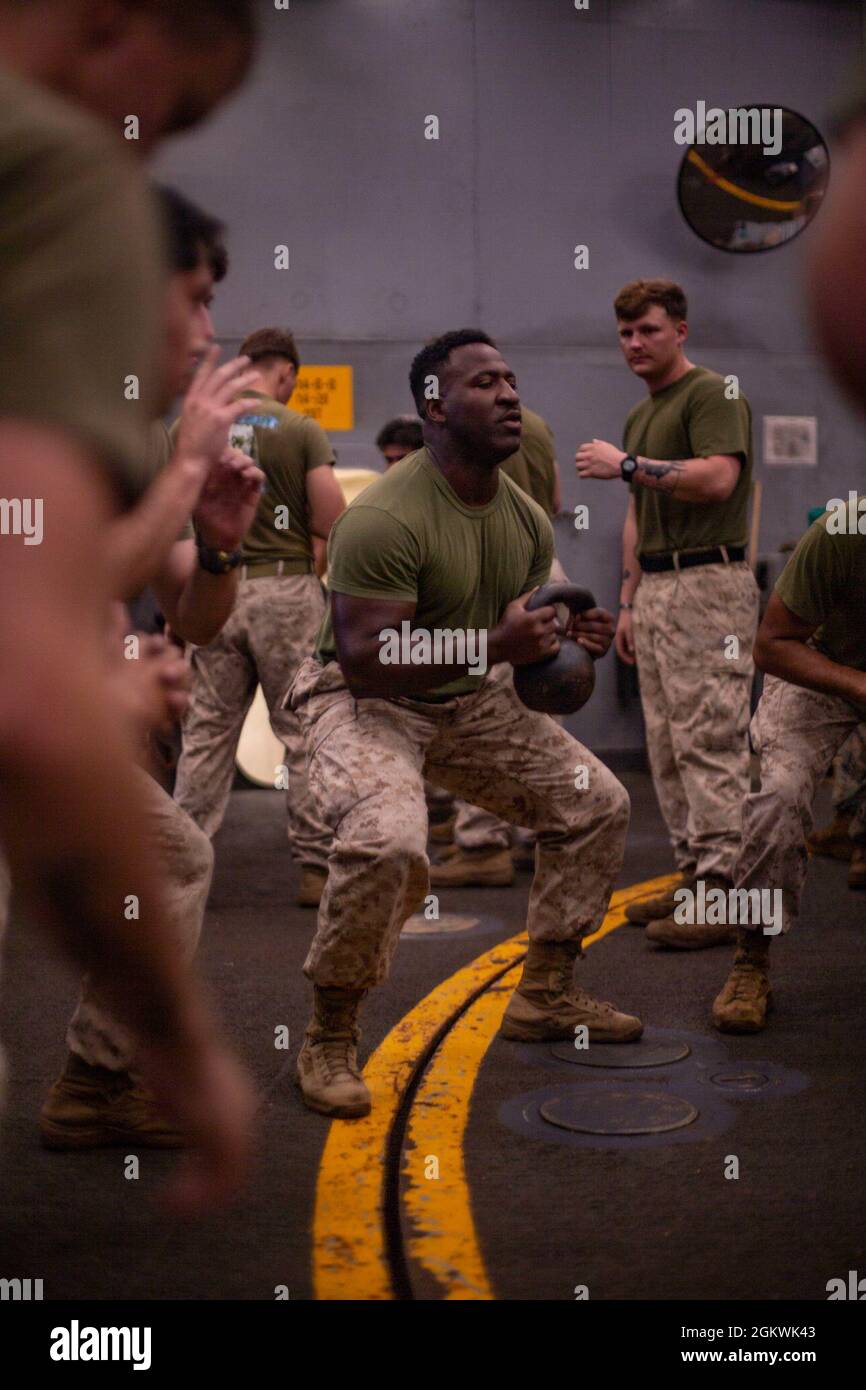 U.S. Marine Corps 1st Sgt. Edward Lathan, Company 1st Sgt. with ...