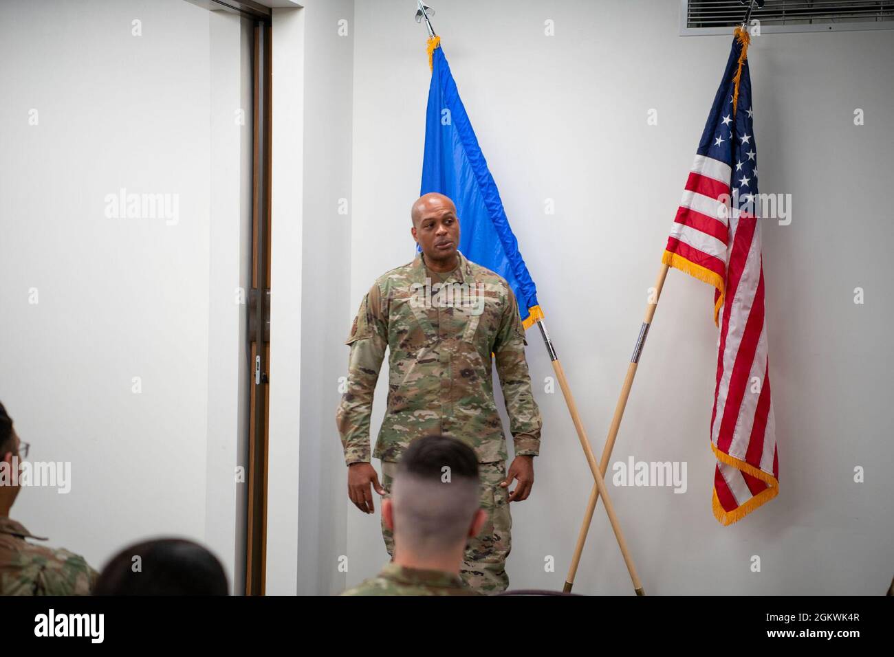 Brig. Gen. Roy Collins, the Air Force "Top Cop", visited the 349th ...