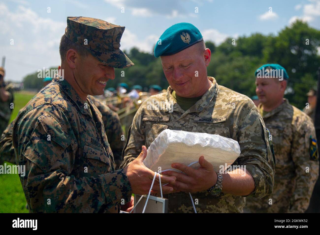U.S. Marine Corps Lt. Col. Mastin Robeson, the commanding officer of ...