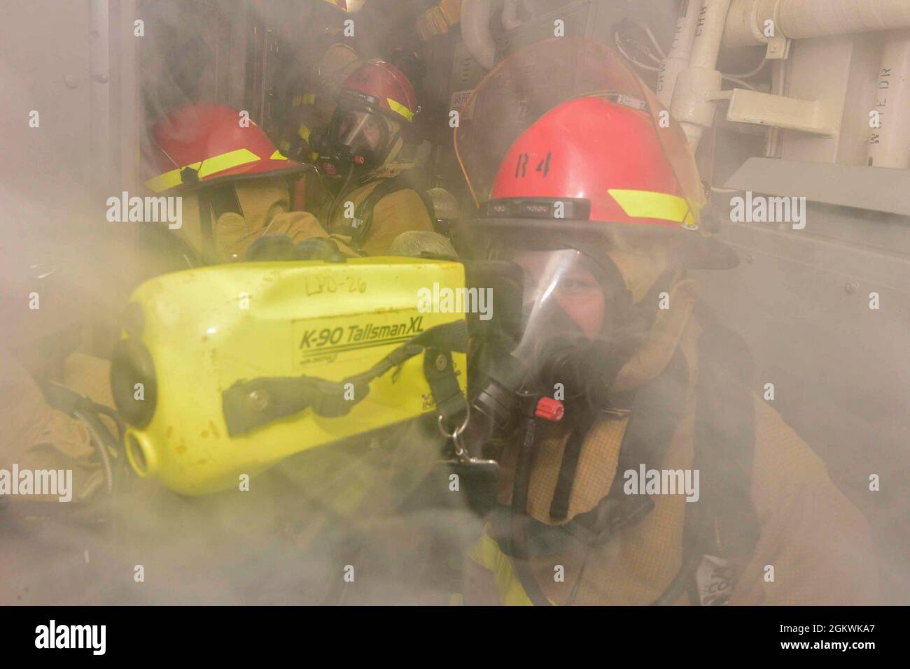 210710-N-MT581-1089 PACIFIC OCEAN (July 10, 2021) Damage Controlman 3rd ...