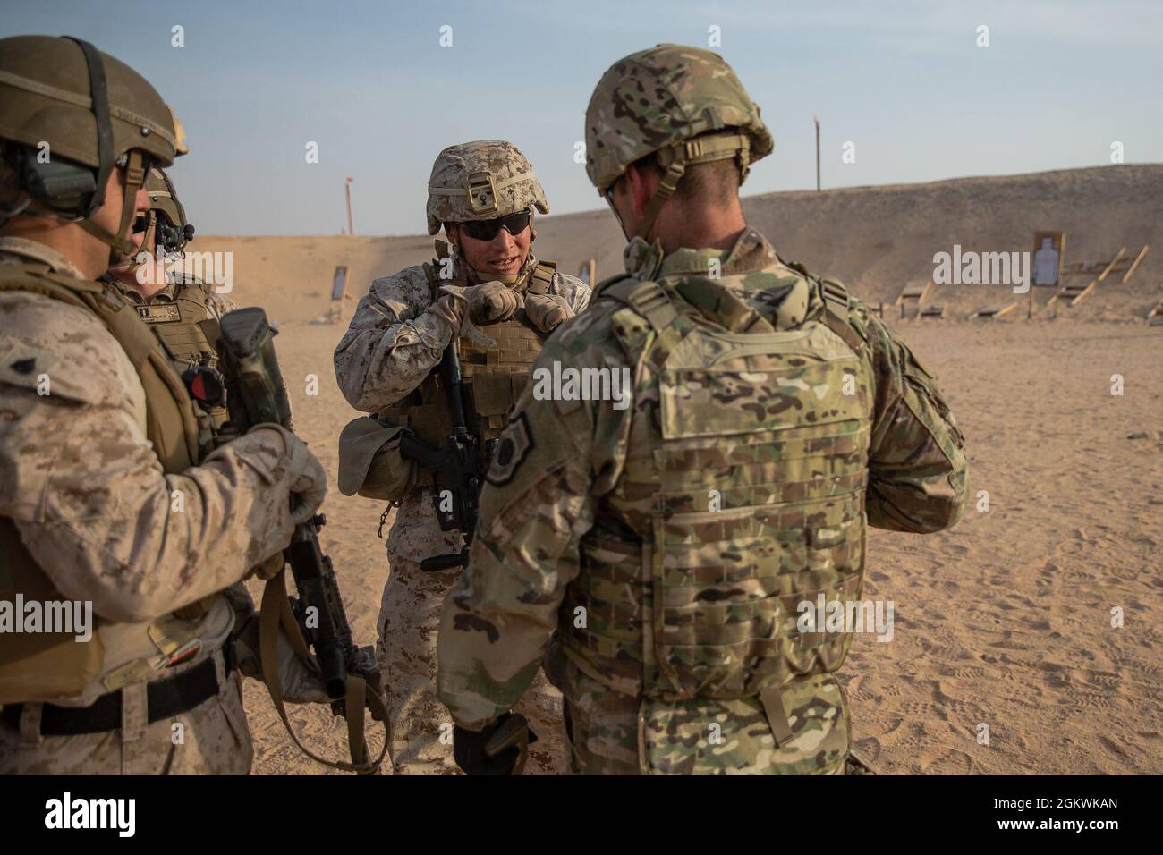 U.S. Marine Col. Phillip Laing, commanding officer, Special Purpose ...