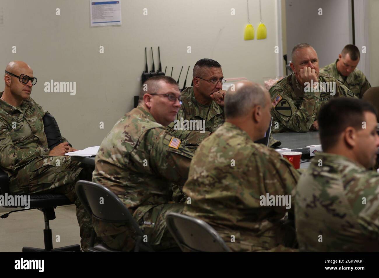Col. Jonathan Stubbs, Command Sgt. Maj. Paul Winkle, and Brig. Gen ...