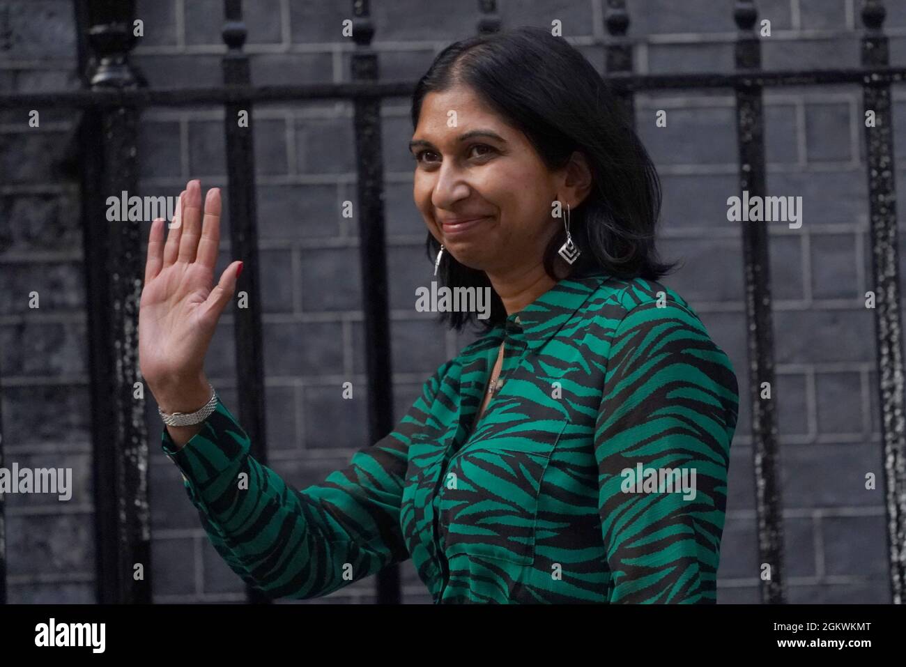 Suella Braverman in Downing Street, London, as Prime Minister Boris ...