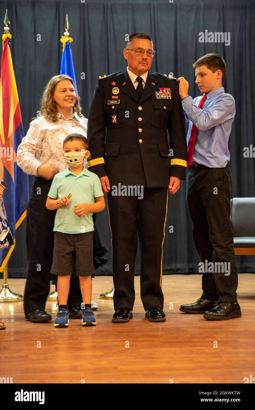 Newly-promoted Brigadier General Christopher S. Sandison’s family pins ...