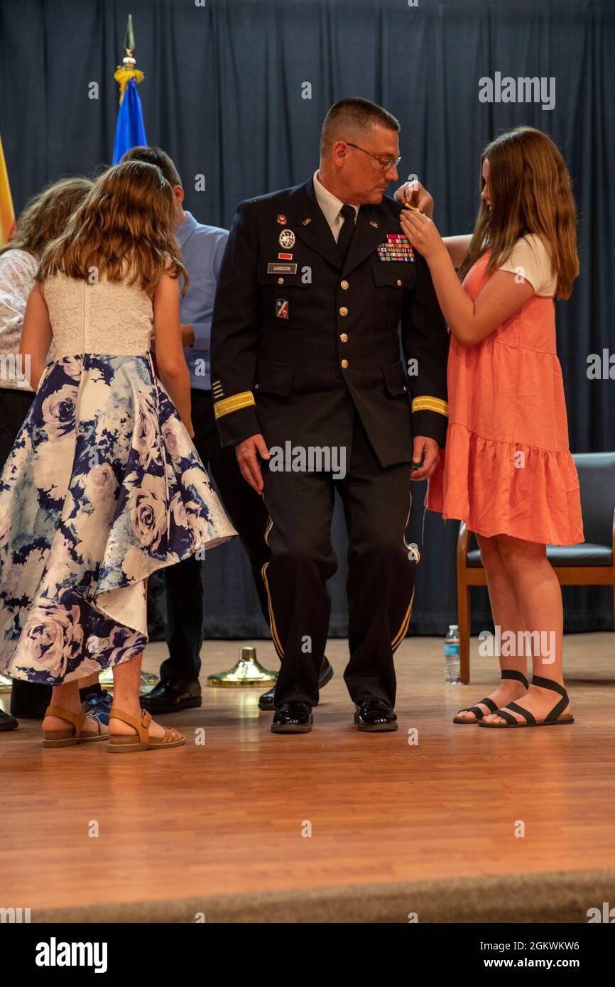 Newly-promoted Brigadier General Christopher S. Sandison’s family pins ...