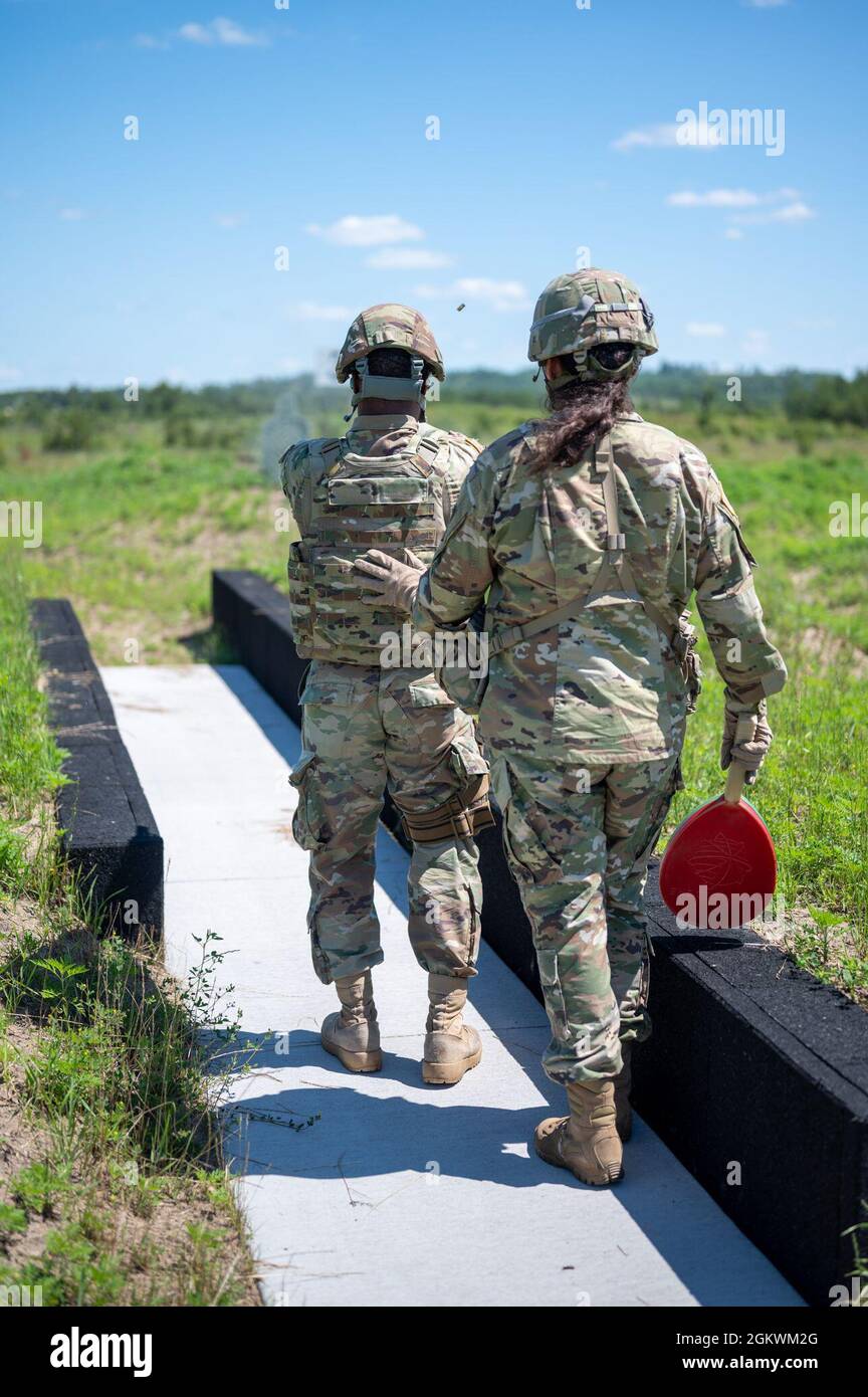Sfc. Rocio Lucero, an observer coach/trainer for 3rd Brigade Engineer ...
