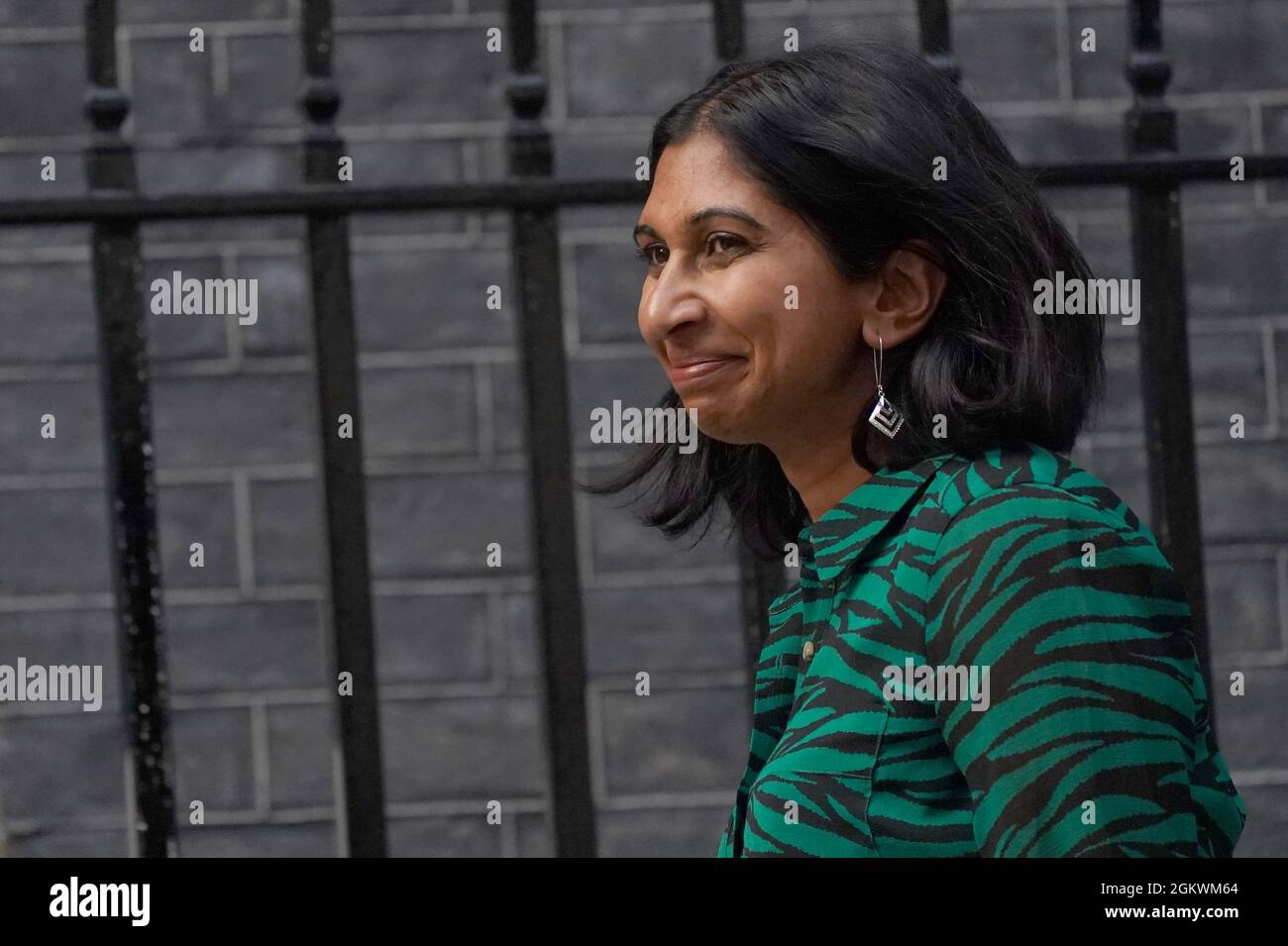 Suella Braverman in Downing Street, London, as Prime Minister Boris ...