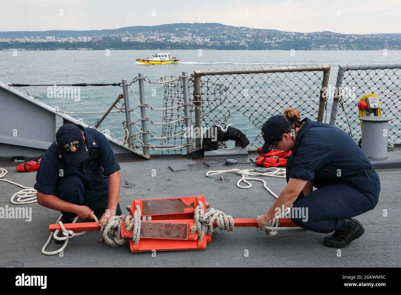 VARNA, Bulgaria (July 11, 2021) Sonar Technician (Surface) 3rd Class ...