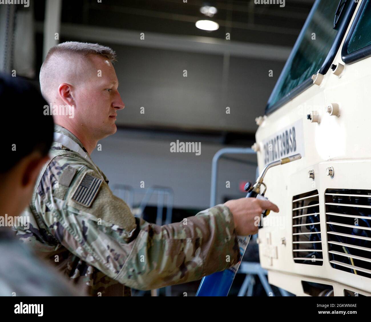 U.S. Army National Guard Soldiers assigned to Delta Company, 2-153rd ...
