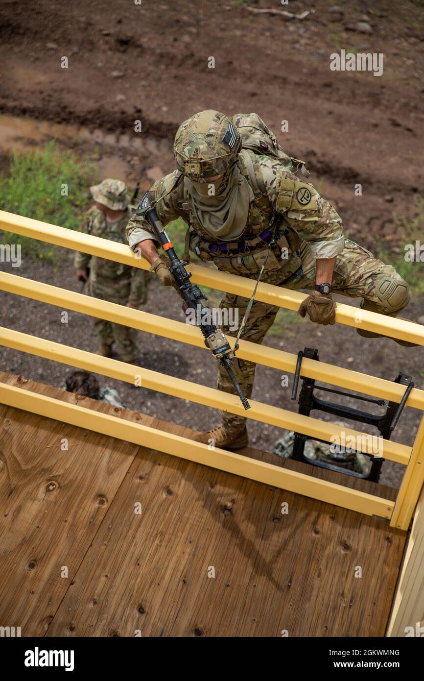 Spc. Alexander Gravely, a combat medic with Headquarters and ...