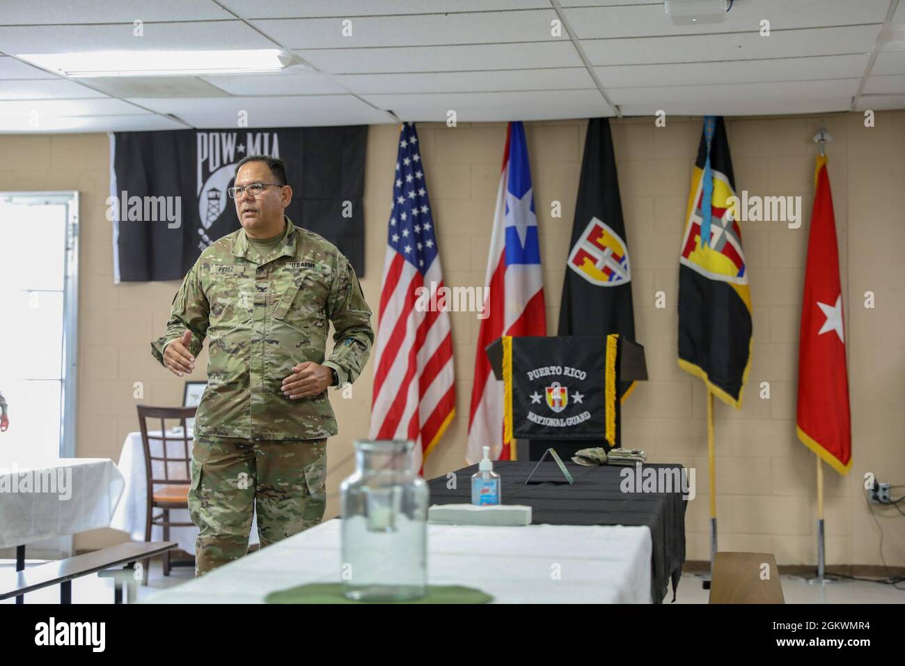 Col. Víctor Pérez, commander of the 101st Troop Command of the Puerto ...