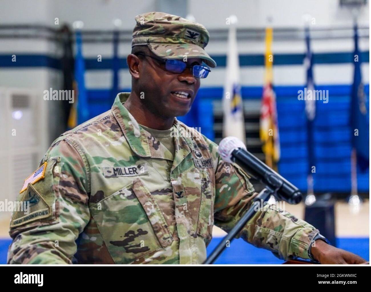 Col. Jabari Miller, commander of the 3rd Armored Brigade Combat Team ...