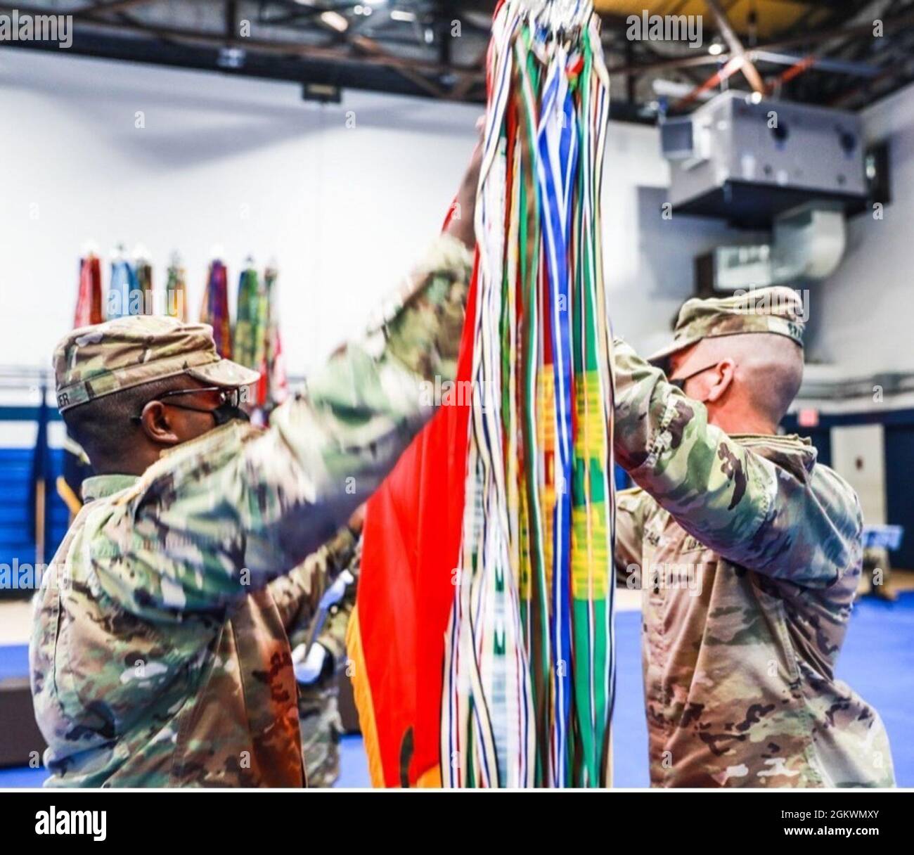 Col. Jabari Miller and Command Sgt. Maj. Derek Braud from 3rd Armored ...