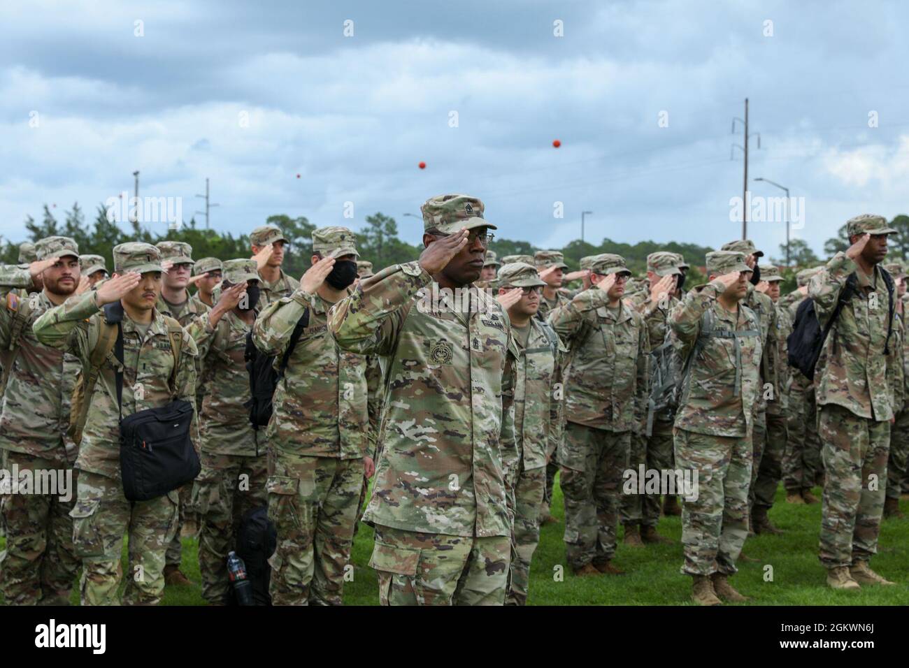 U.S. Army First Sgt. Arelius D. Riley, and the Soldiers of the 1st ...