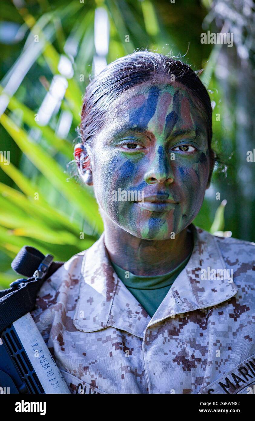 Recruit Victoria Olvera, with November Company, 4th Recruit Training ...
