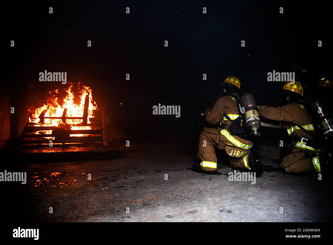 Cadets with the Marine Corps Installations Pacific (MCIPAC) Fire ...