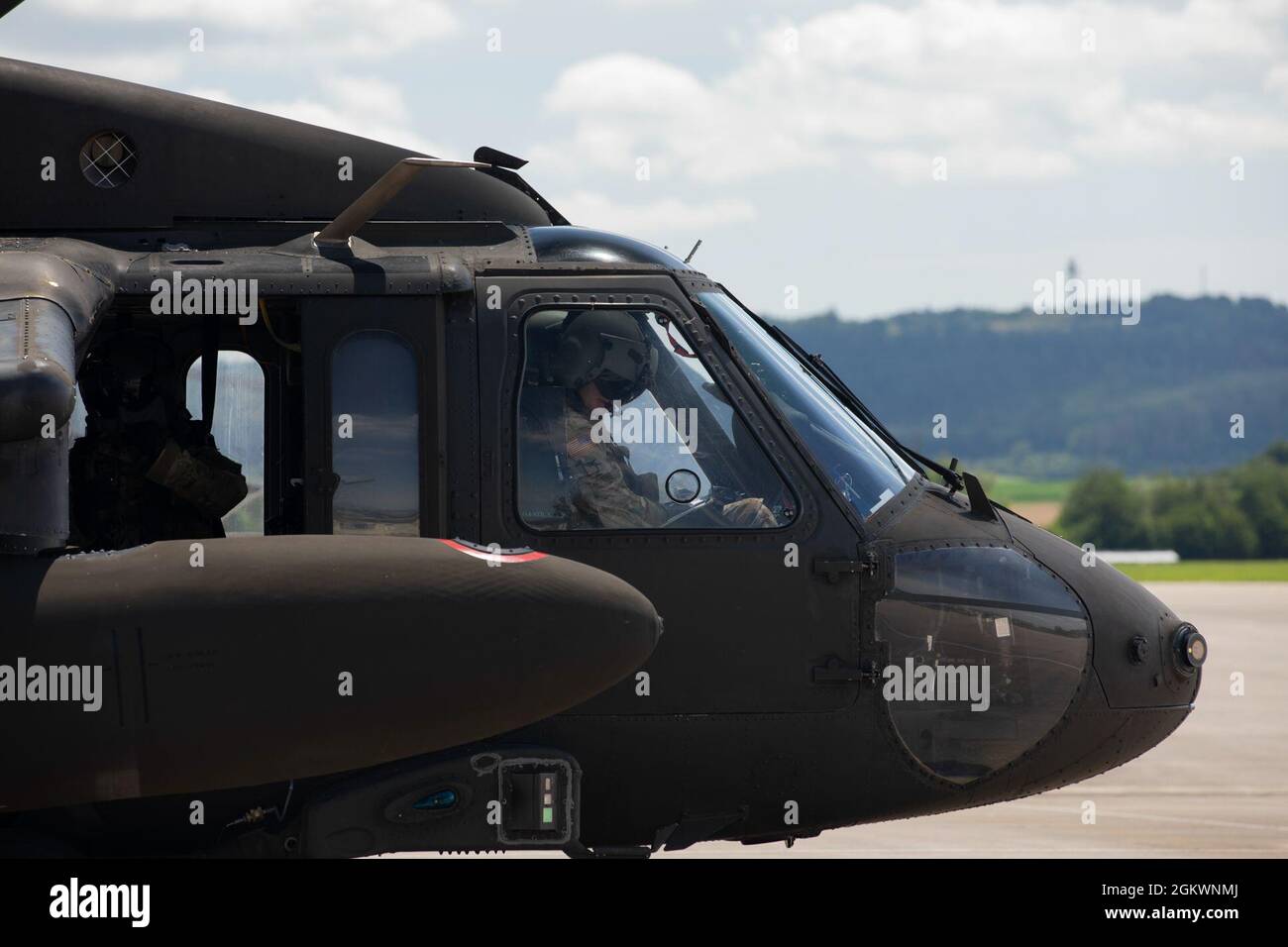 U.S. Army Col. Bryan Chivers, 1st Combat Aviation Brigade commander ...