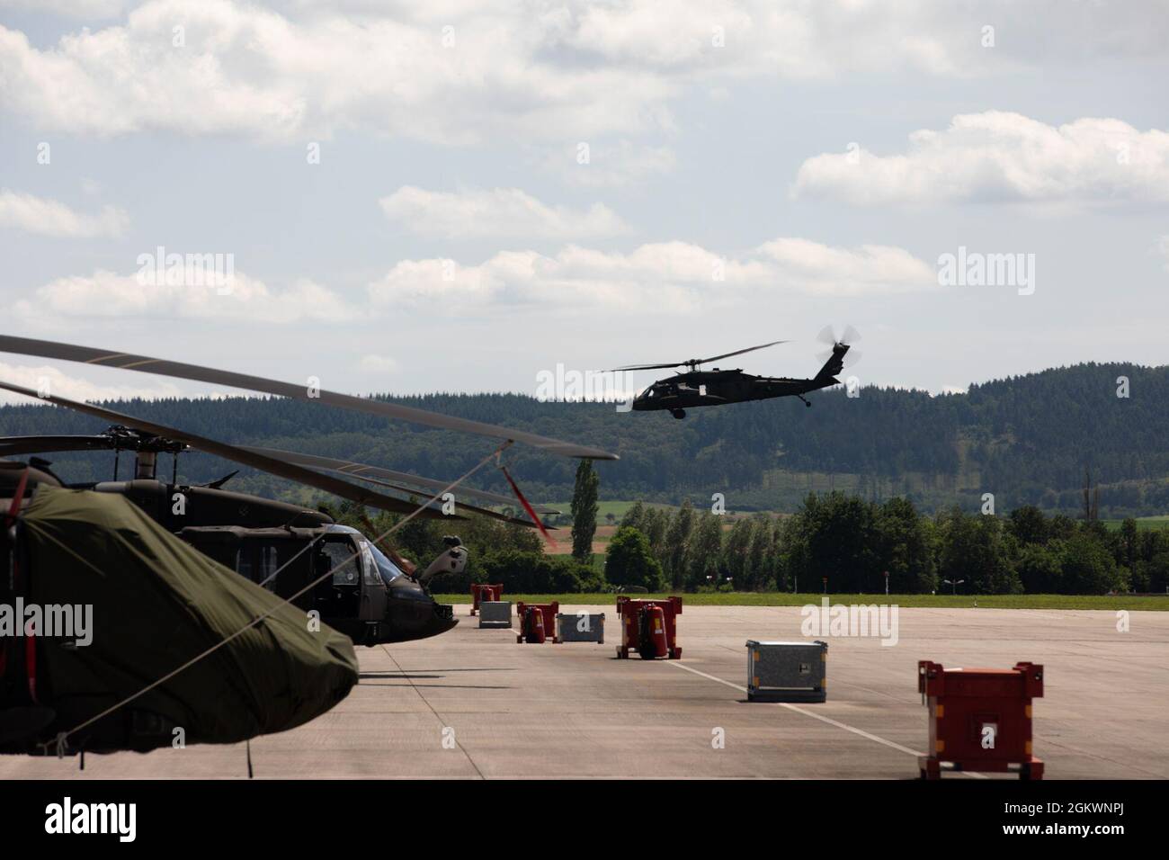 U.S. Army Col. Bryan Chivers, 1st Combat Aviation Brigade commander ...