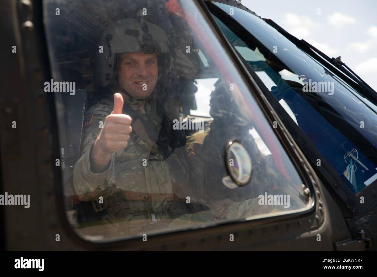 U.S. Army Col. Bryan Chivers, 1st Combat Aviation Brigade commander ...