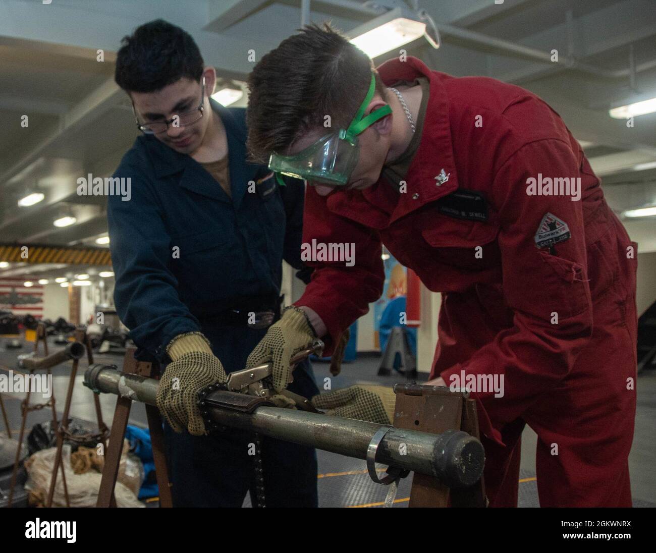 210712-N-UF592-1033 GULF OF ADEN (July 12, 2021) – Fireman Jonathan ...