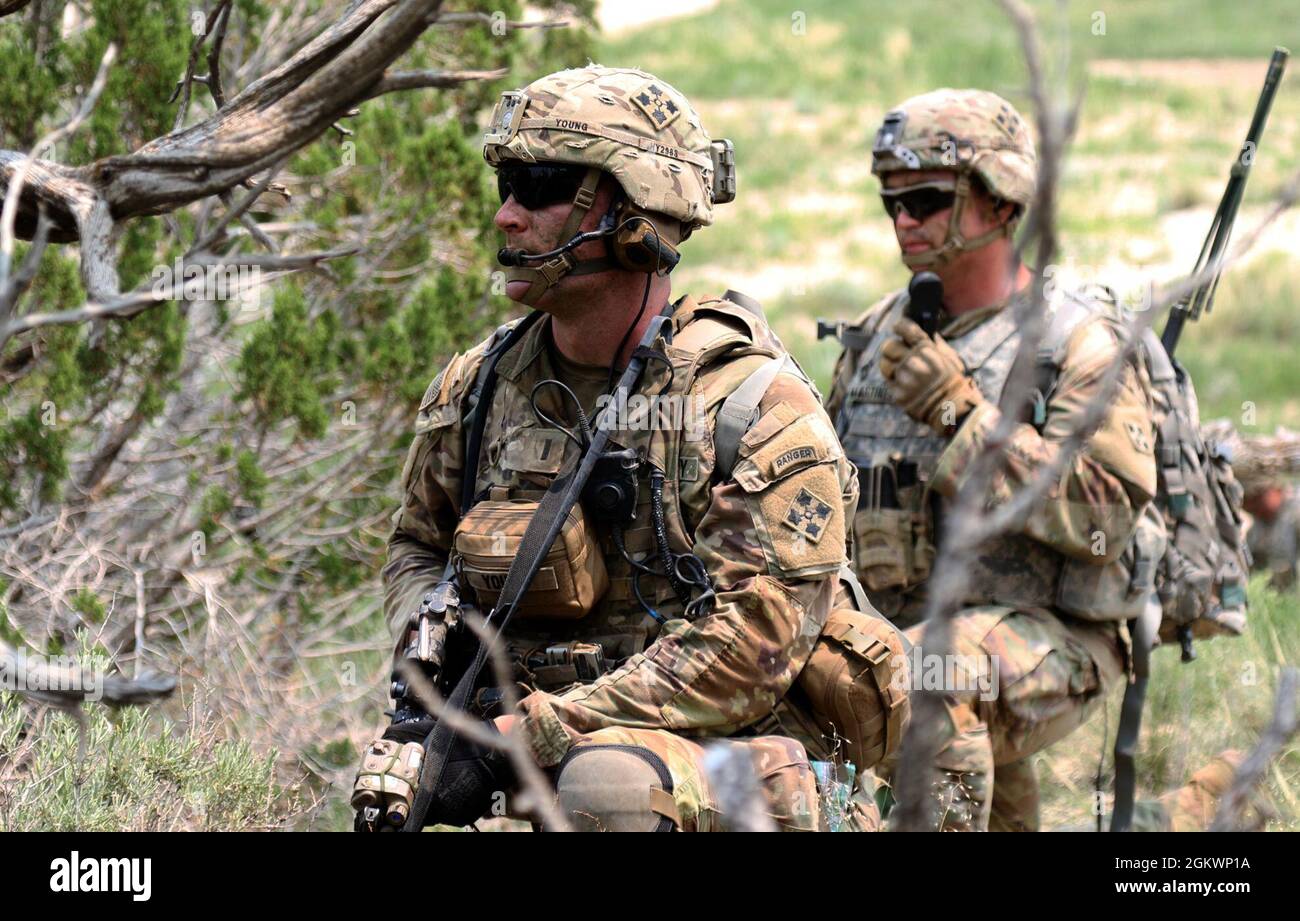 Soldiers with 1st Battalion, 12th Infantry Regiment, 2nd Stryker ...