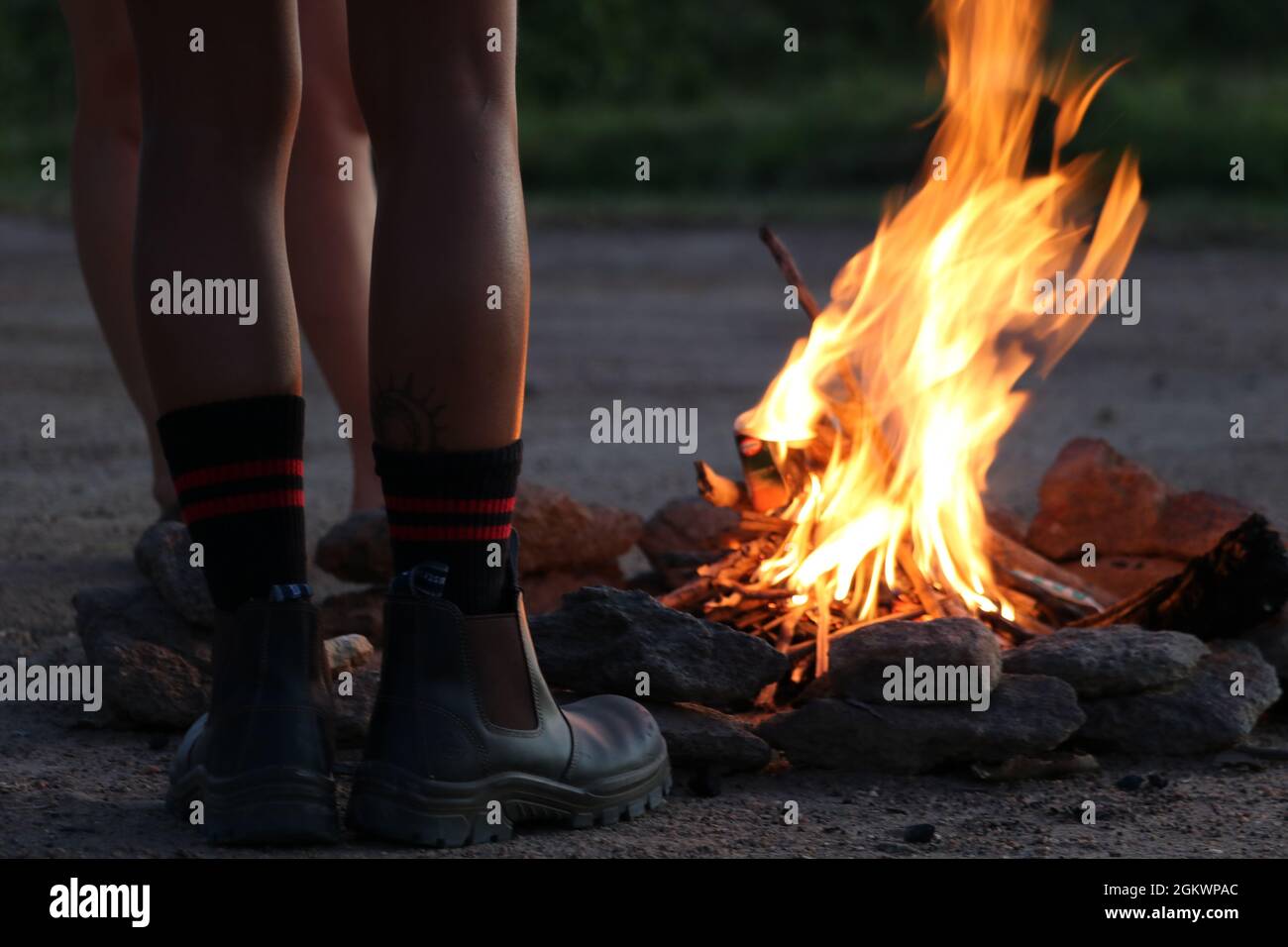 Feet fire hi-res stock photography and images - Alamy