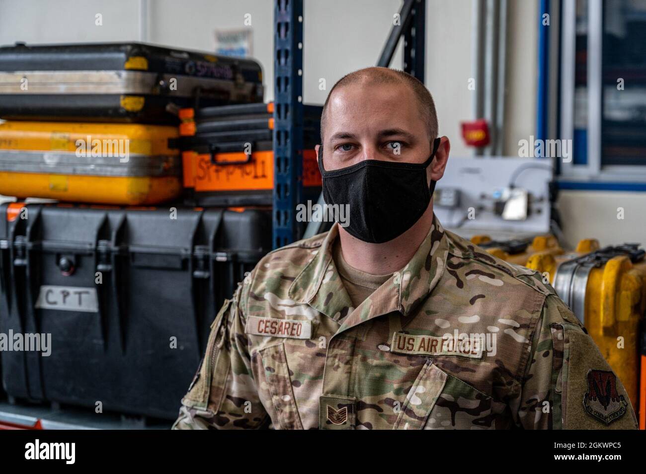 U.S. Air Force Tech. Sgt. Argo Cesareo, 474th Expeditionary Operations ...