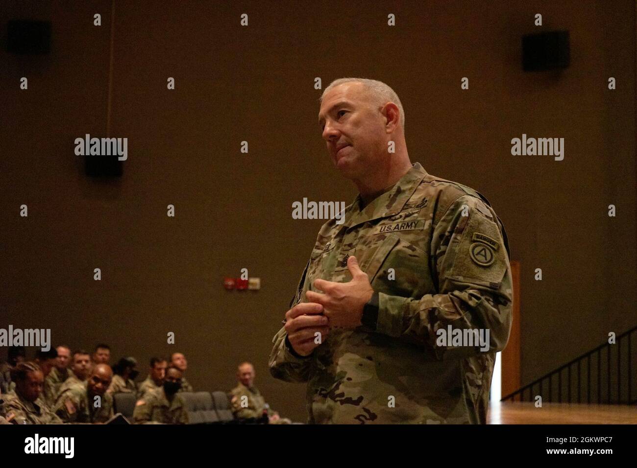Command Sgt. Maj. Brian Hester, senior enlisted advisor, U.S. Army ...