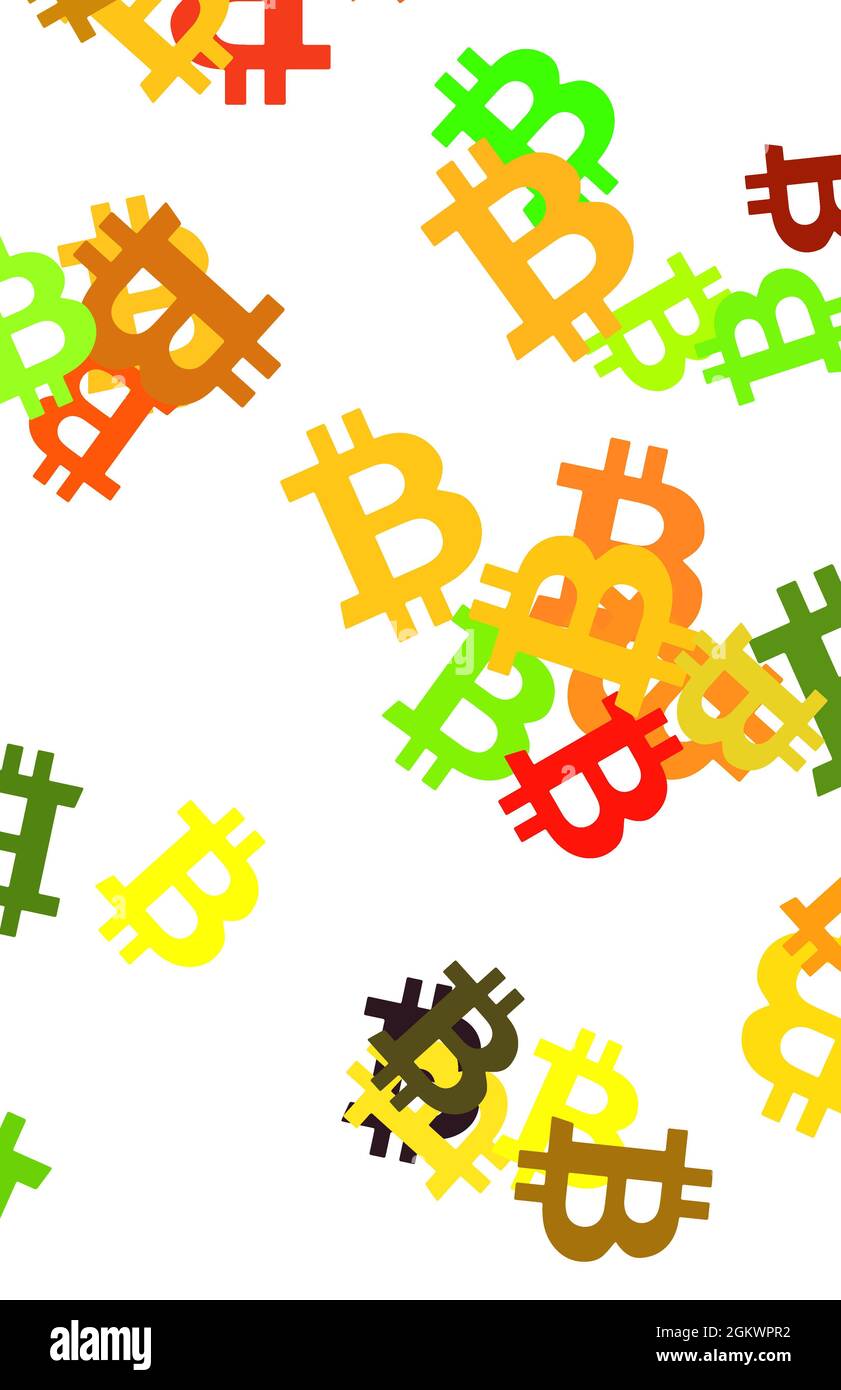 An abstract bitcoin sign pattern background image Stock Photo - Alamy