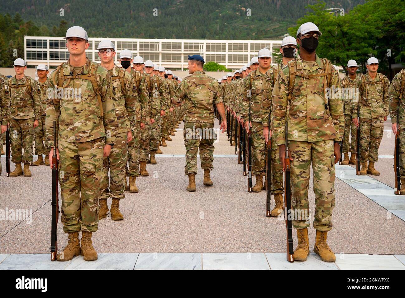 U.S. AIR FORCE ACADEMY, Colo. -- Basic Cadet trainees from the class of ...
