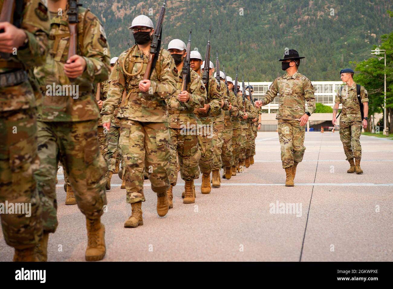 U.S. AIR FORCE ACADEMY, Colo. -- Basic Cadet trainees from the class of ...